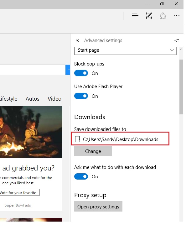 Change Default Download Location in Microsoft Edge | PCGUIDE4U Change Default Download Location in Microsoft Edge | PCGUIDE4U